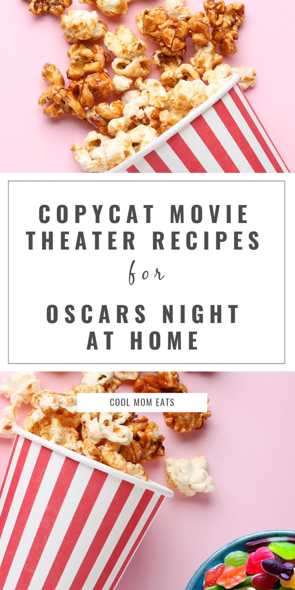 DIY movie theater candy recipes, for an even better movie night at home.