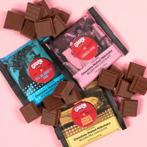 These Grease candies may be the ones that you want. Burn rubber!