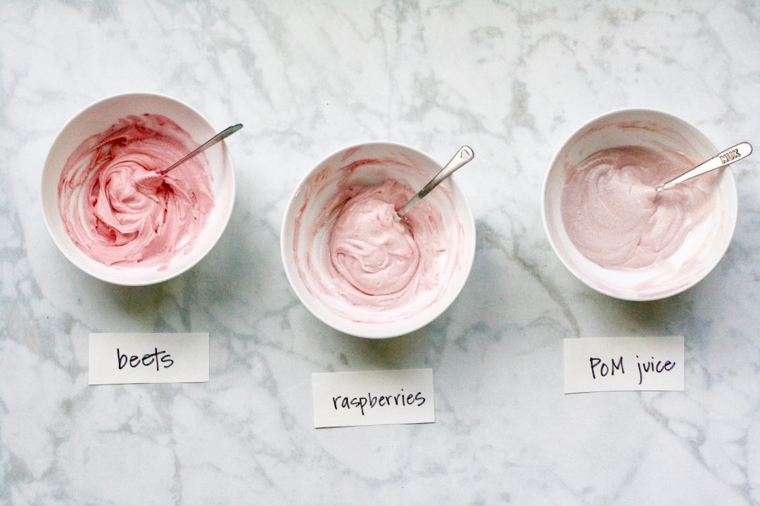 How to make natural pink frosting: Trying 3 food-dye-free methods