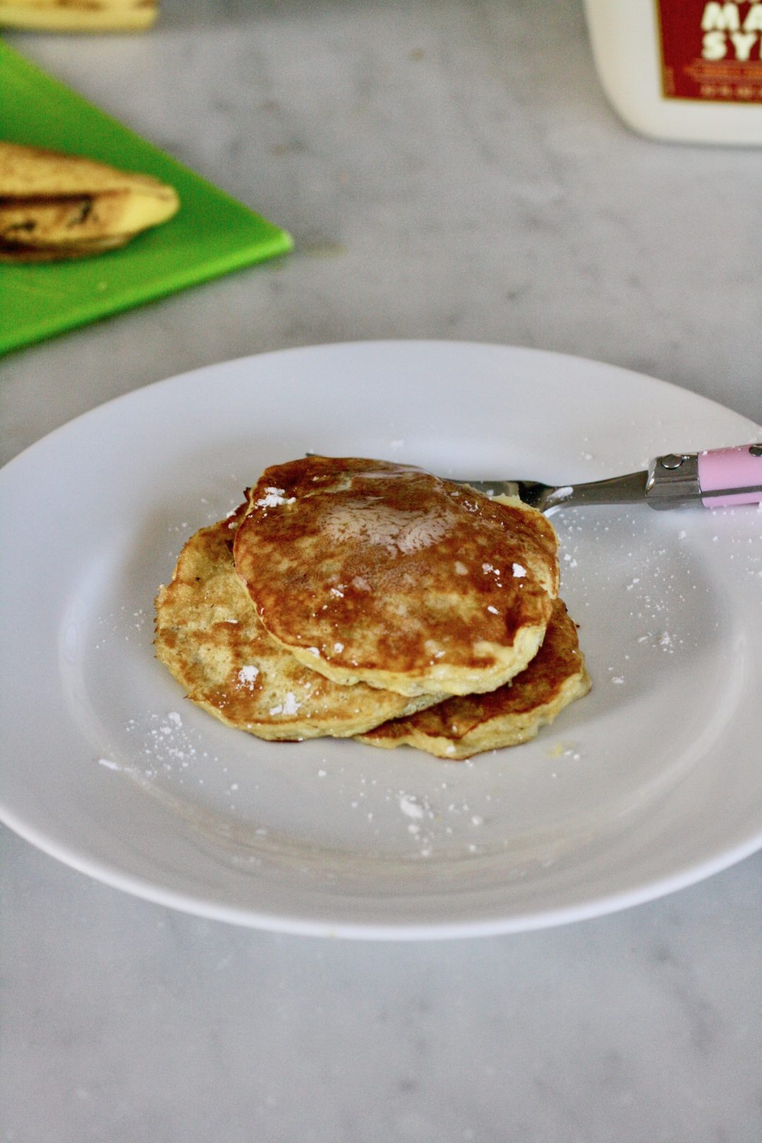How to make easy, healthy 2-Ingredient Pancakes | Cool Mom Eats