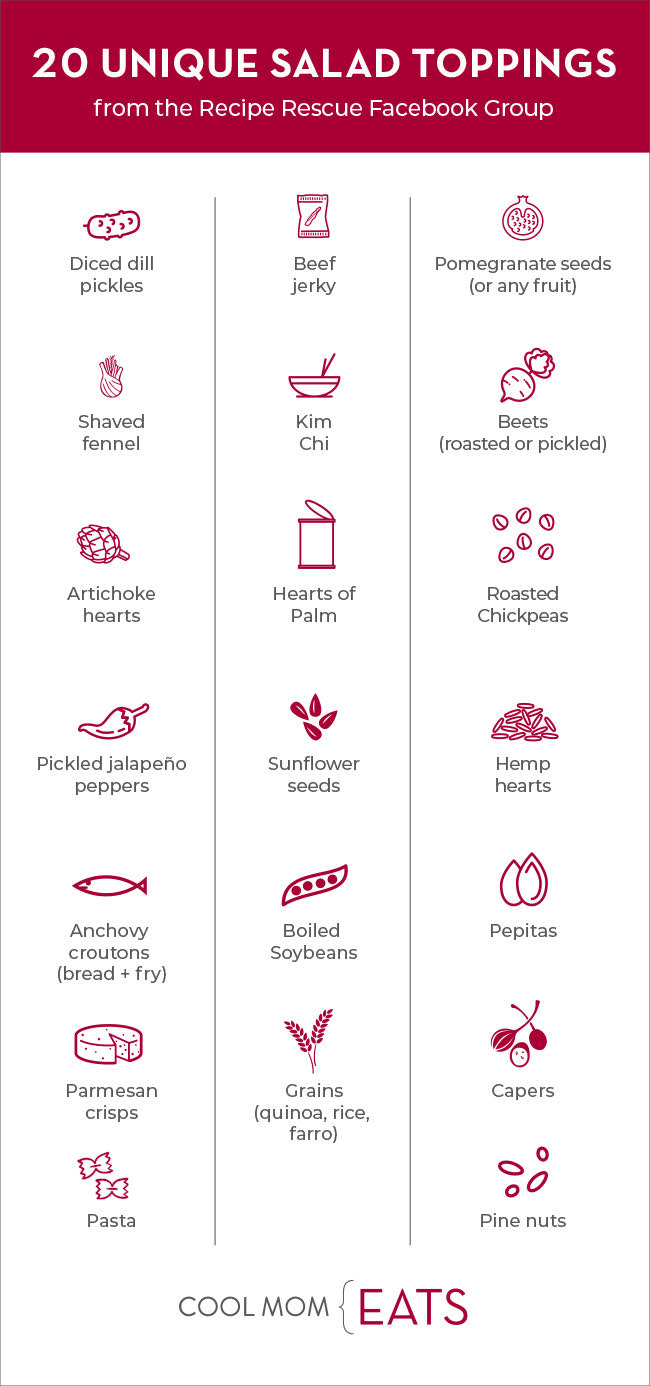 20 unique salad toppings that will make your boring salad pop