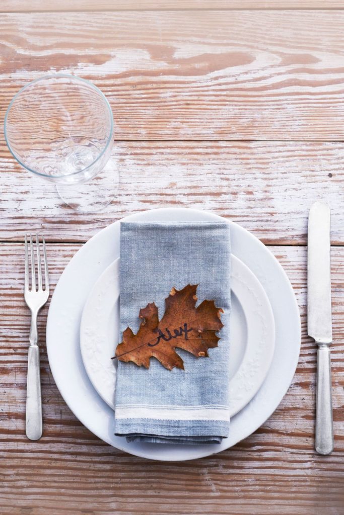 Easy, eco-friendly table settings for a less wasteful Thanksgiving