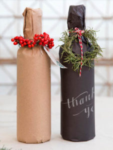 8 creative, easy ways to wrap a bottle of wine to make a holiday wine ...