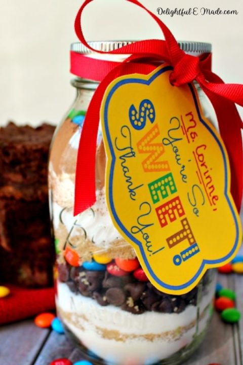 12 of the best Teacher Appreciation Day printables for tasty food gifts